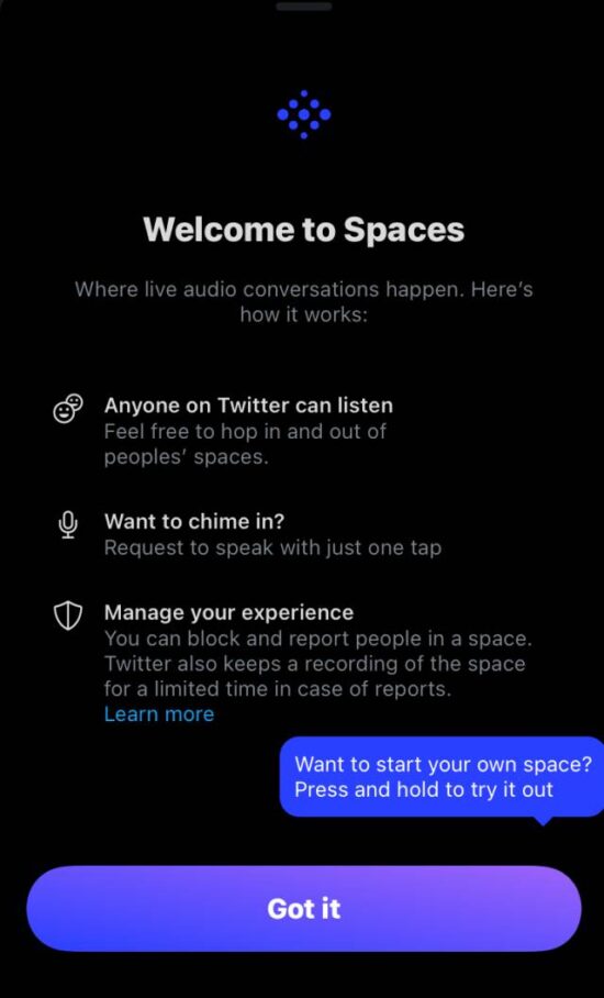 Twitter Spaces | Don't wait for the Clubhouse Link | Use Twitter - Tiny ...