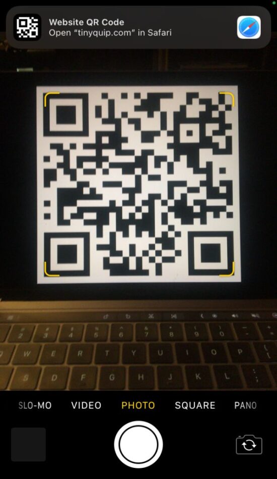 [Visual Guide] How to Scan a QR Code on iPhone & iPad - Tiny Quip
