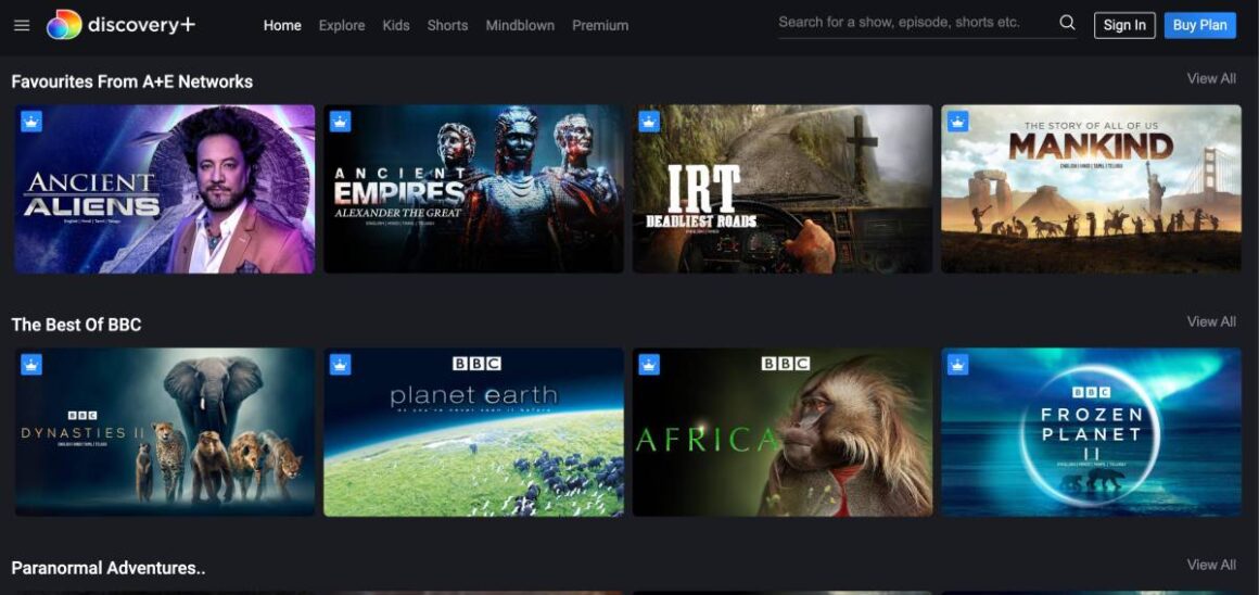 Discovery Plus Review: Watch TV Shows, Documentaries & More - Tiny Quip